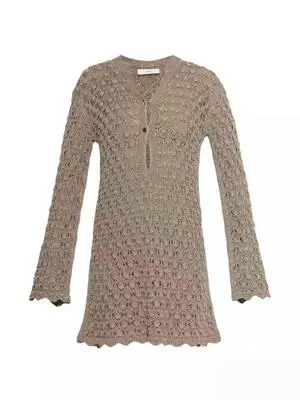 AKEP Openwork Mini Dress