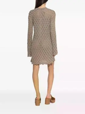 AKEP Openwork Mini Dress