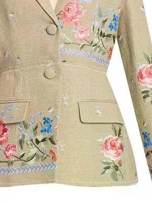 Erdem Floral Embroidered Blazer