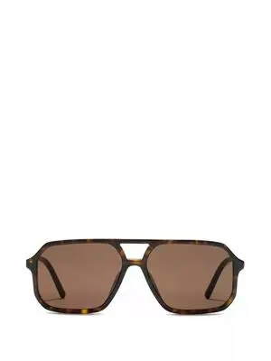 Dolce & Gabbana Square Frame Sunglasses - Brown