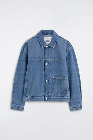 Cos Denim Shirt Jacket - Blue