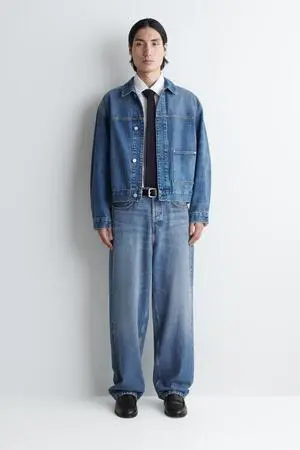 Cos Denim Shirt Jacket - Blue