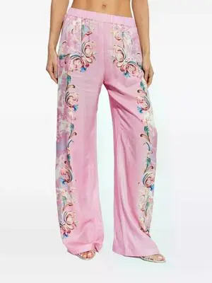 Versace Floral Print Trousers