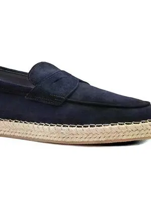 Santoni Suede Espadrilles - Blue