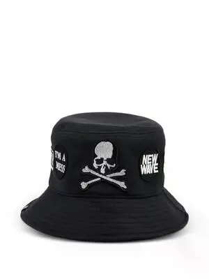 MASTERMIND WORLD Patched Bucket Hat - Black