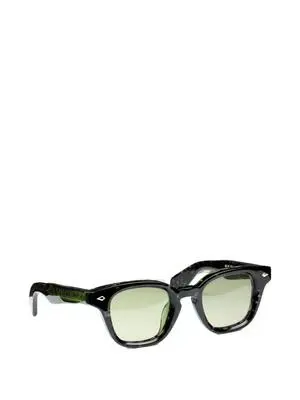 PEWPOLS Evans Square-frame Sunglasses - Green