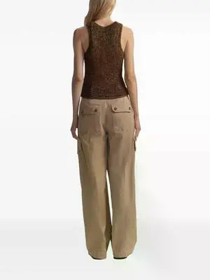 A.L.C. Carter Buttoned Patch-pocket Trousers