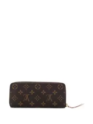 LOUIS VUITTON Clemence Wallet Monogram Canvas Small Wallets - Brown
