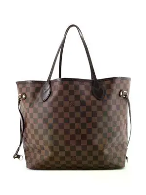 LOUIS VUITTON Neverfull Mm Damier Tote Bag - Brown