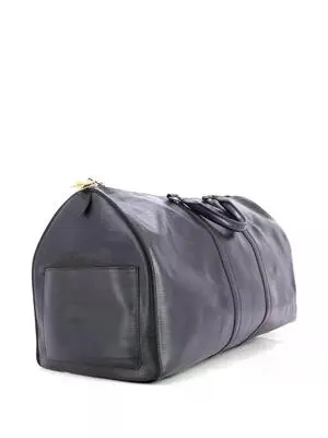 LOUIS VUITTON Keepall 55 Travel Bag Epi Leather - Black