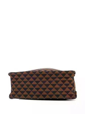 Prada Symbole Jacquard Shopper Tote Bag