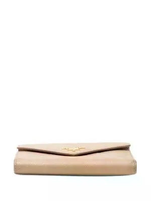 Prada 2010-2025 Saffiano Trifold Envelope Wallet Long Wallets