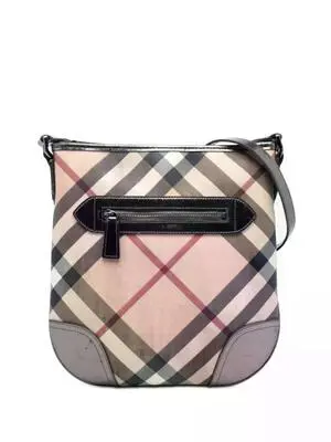 Burberry Silver Tone Cross Body Bags