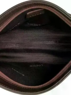 Loewe Anagram Suede Pouch