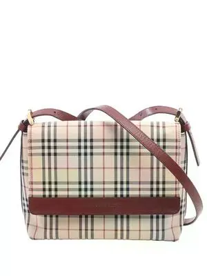 Burberry 2000-2017 Nova Check Coated Canvas Crossbody Bag