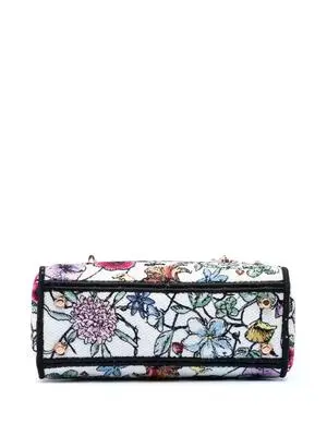 Dior 2023 Mini Lady D-lite Satchel - White