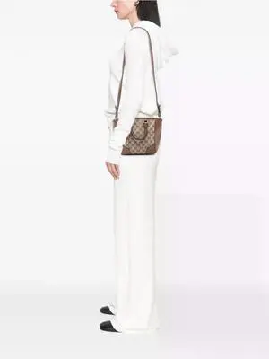 Gucci Gg Canvas Bree Satchel - Neutrals