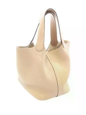 Hermès Clemence Picotin Lock 18 Handbag - Neutrals