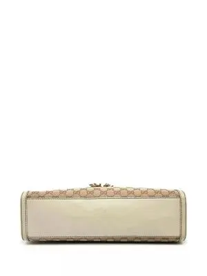 Gucci Gg Canvas Emily Shoulder Bag - White