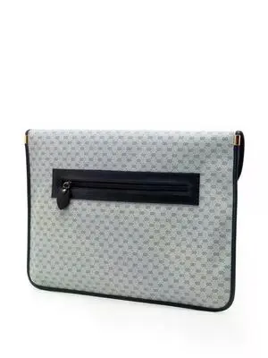 Gucci 20th Century Micro Gg Supreme Clutch - Grey