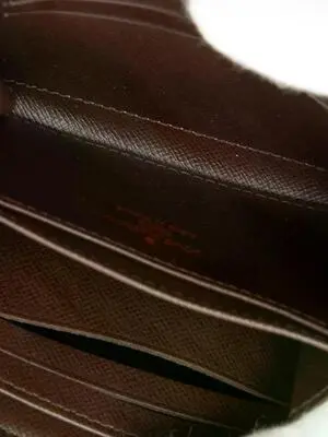 LOUIS VUITTON 2009 Damier Ebene Zippy Purse Coin Pouch
