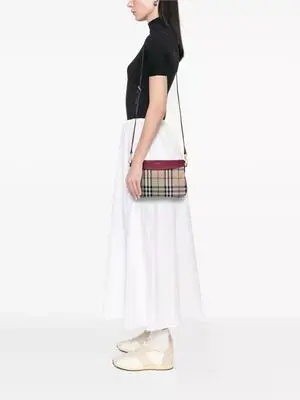 Burberry Haymarket Check Peyton Crossbody Bag