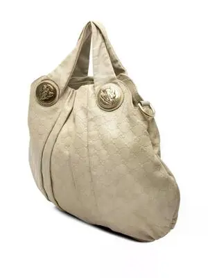 Gucci Large Sima Hysteria Satchel - Brown