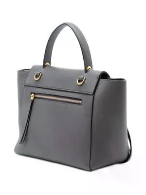 Celine 2017 Micro Grained Calfskin Belt Bag - Grey