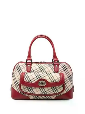 Burberry Nova Check Canvas Handbag