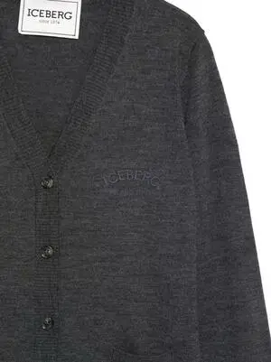 Iceberg V-neck Cardigan