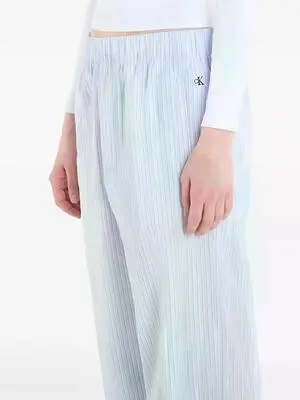 Calvin Klein Striped Wide-leg Pants