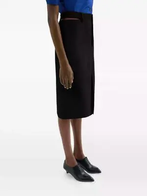 JIL SANDER Cut-out Midi Skirt
