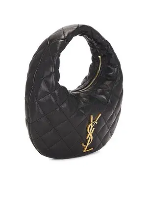 Saint Laurent Icare Cassandre Baby Hobo Bag - Nero