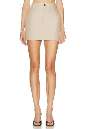 Wardrobe.NYC Drill Mini Skirt