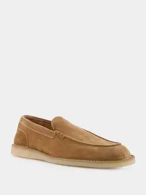 Dolce & Gabbana Suede Loafers With Dg Logo