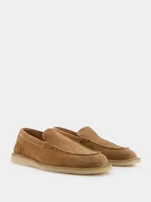 Dolce & Gabbana Suede Loafers With Dg Logo