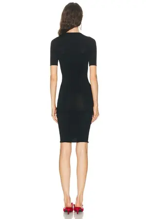 Valentino Garavani Rouche Knit Dress