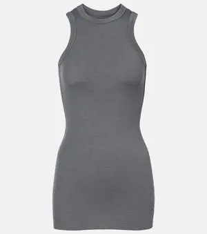 Phoebe Philo Ribbed-knit Wool Tank Top