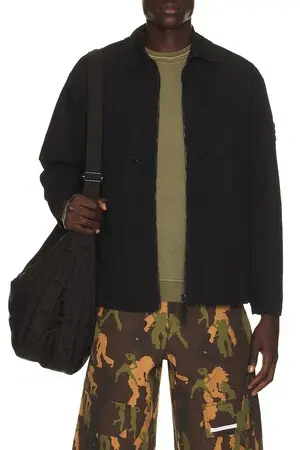 Stone Island Garment Dyed Cotton Ripstop Overshirt