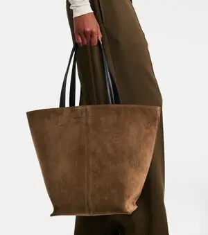 Phoebe Philo Pot Cabas Suede Tote Bag