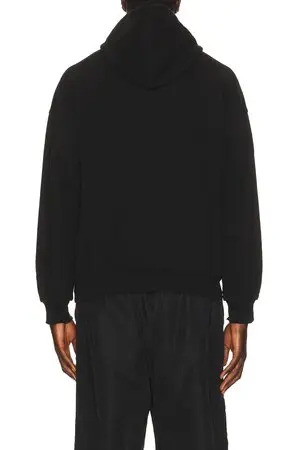 Balenciaga Medium Fit Hoodie - Black