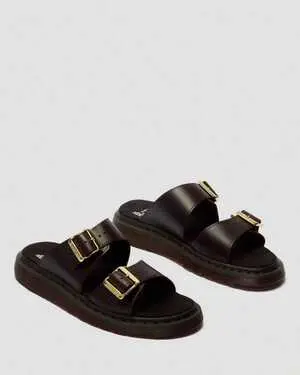 Dr. Martens Josef Atlas Leather Sandals - Brown