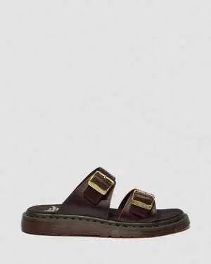 Dr. Martens Josef Atlas Leather Sandals - Brown