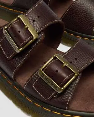 Dr. Martens Josef Slide Leather Sandals - Brown