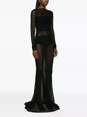 Rick Owens Crew-neck Maxi Dress
