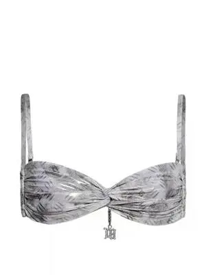 MISBHV Twisted Chain-detail Bikini Top