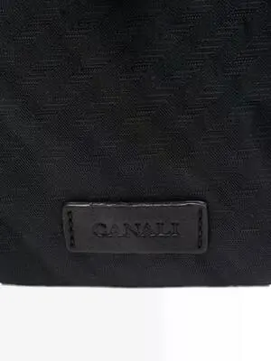 Canali Patterned Messenger Bag
