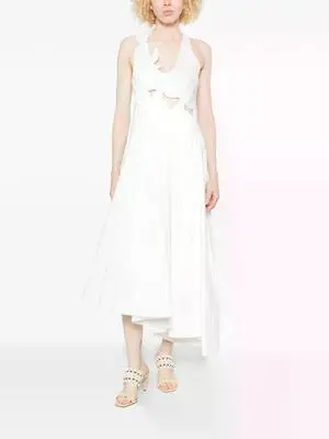 Zimmermann Luna Appliqué Midi Dress