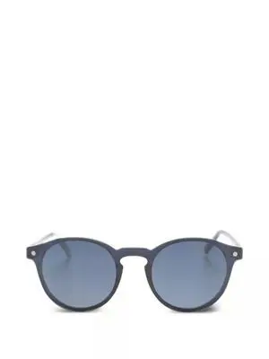 SNOB Dogui Clip-on Round-frame Sunglasses - Blue