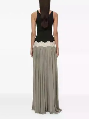Christopher Esber Verner Twist Lace-detail Tank Dress